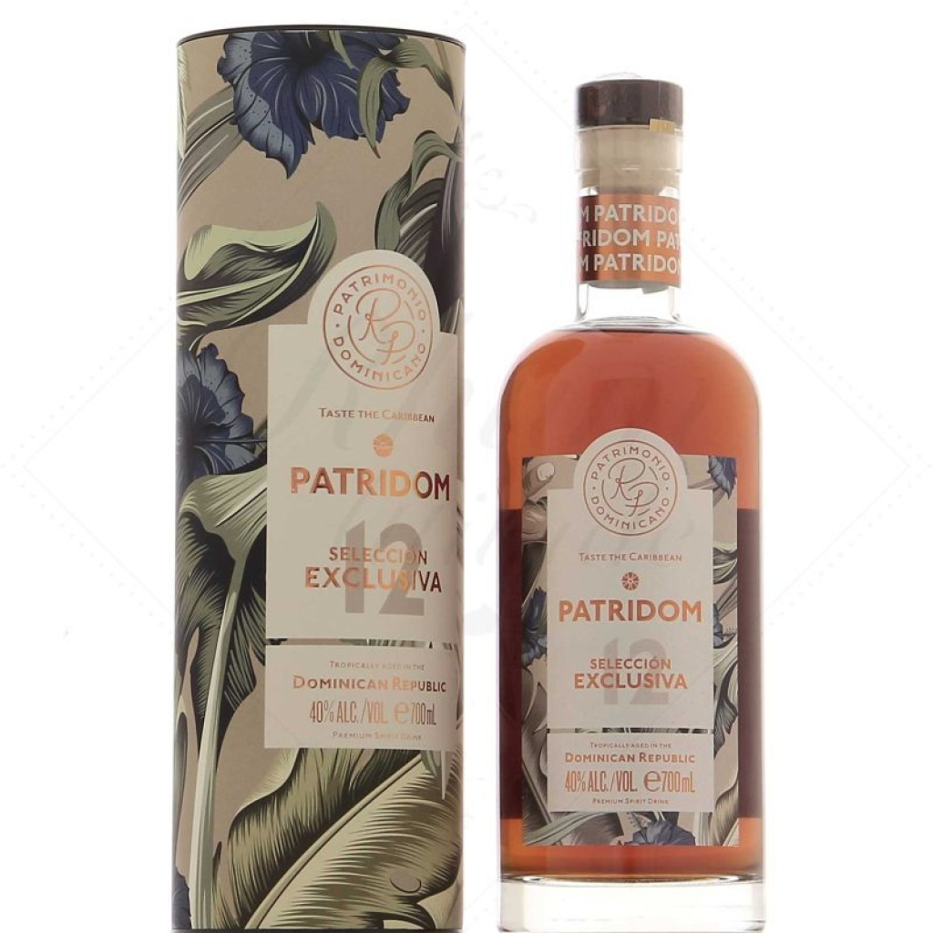 Patridom Selección Exclusiva Dominican Rum12 YO 0.7L 40% - MENU-WHISKY.AD